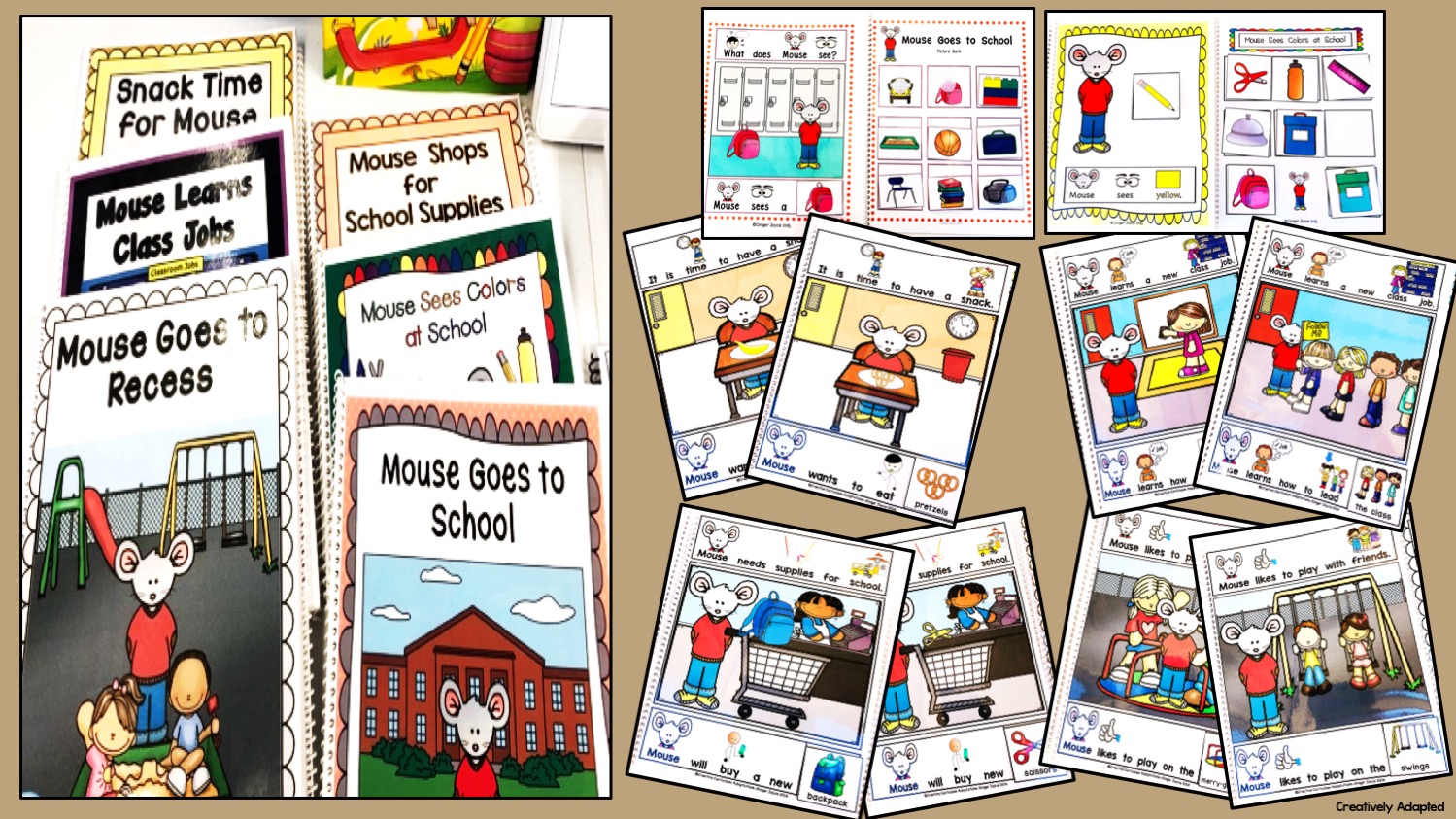 Back to School Theme for Special Education Teachers - Creatively Adapted